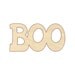 BOO Halloween Wood Cut Out 160135 Unfinished wood Various