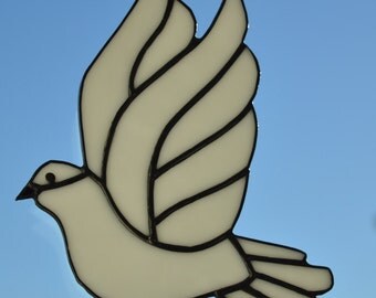 Stained glass dove | Etsy