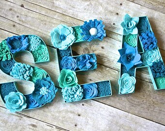 Felt door hanger | Etsy