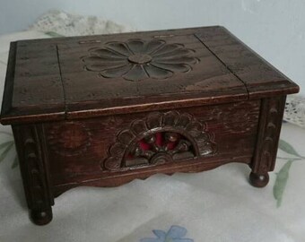 Small wooden chest | Etsy