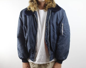 80s bomber jacket | Etsy