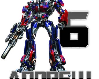 Optimus prime decal | Etsy