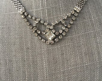 Metal mesh necklace | Etsy