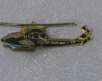 Helicopter pin | Etsy