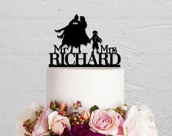 Wedding Cake TopperCustom Cake TopperFamily Cake