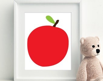Apple kitchen decor | Etsy