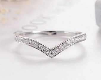 V shaped ring | Etsy