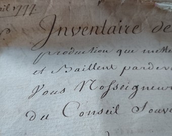 French script fabric | Etsy