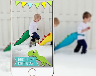 Dinosaur filter | Etsy