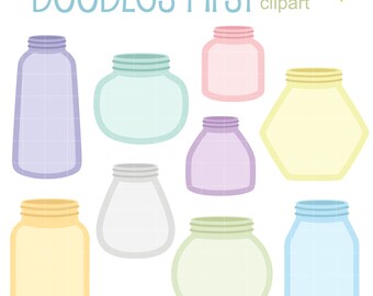 Mason jar shapes | Etsy