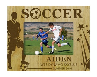 Soccer picture frame | Etsy