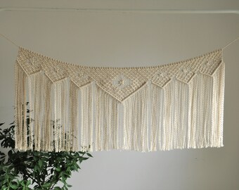 Macrame curtain | Etsy