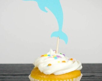 Dolphin cake topper | Etsy