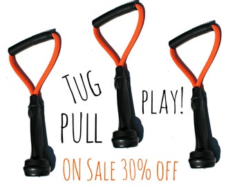 Upcycled Cow Milking Tube Dog Tug Toys by MOOTUGS on Etsy