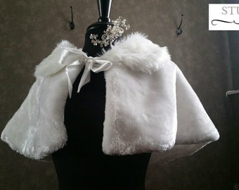 Winter wedding cape | Etsy
