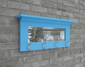 Mirror coat rack | Etsy