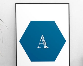 4 letter monogram | Etsy