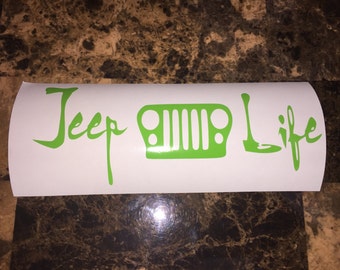 Jeep life sticker | Etsy