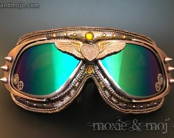 Festival Fashions & Unique Goggles for by MoxieandMojoFashion