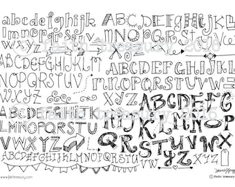 Bible alphabet | Etsy