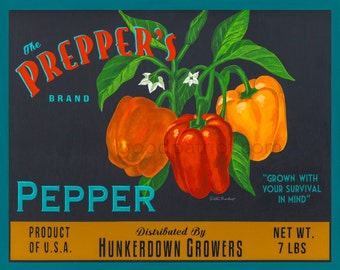 Pepper painting | Etsy