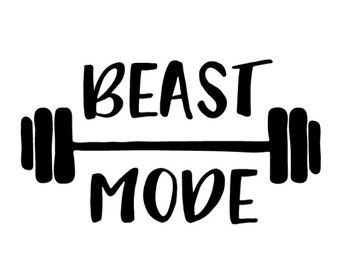 Beast mode decal | Etsy