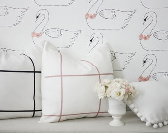 Swan wallpaper | Etsy