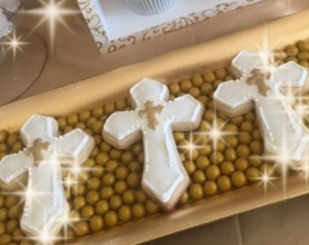 Cross sugar cookies | Etsy