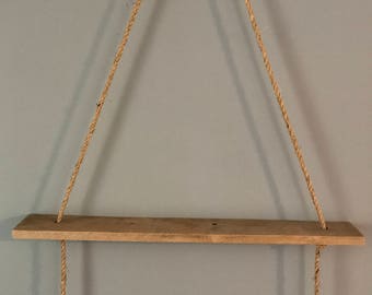 Hanging rope shelf | Etsy