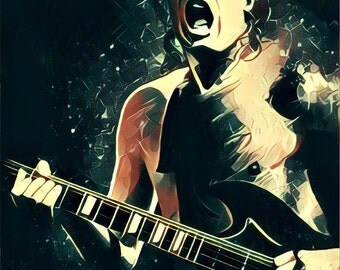 Angus young | Etsy