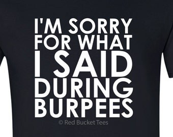 Burpees shirt | Etsy