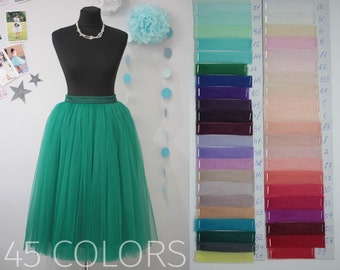 Pink tulle skirt | Etsy