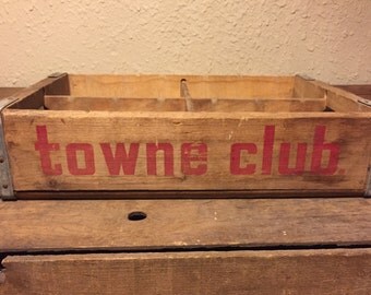 Wood soda crate | Etsy