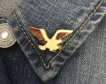 Eagle lapel pin | Etsy