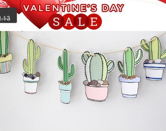 Cactus banner | Etsy