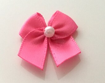 Pink ribbon bow | Etsy