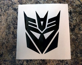 Items similar to Transformers Decepticon Car Decal on Etsy