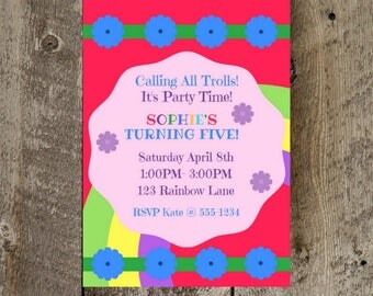 Poppy invitation | Etsy