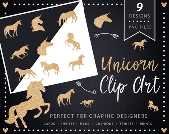 Unicorn Horns Clipart rainbow watercolor pastel unicorn horn