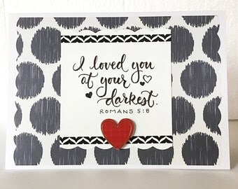 Romans 5 8 scripture | Etsy