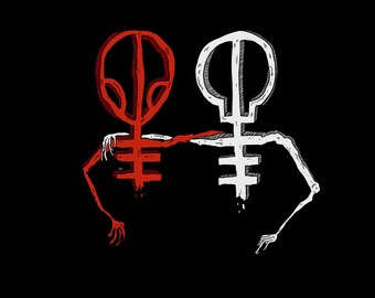 Skeleton clique | Etsy