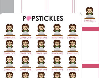 Appointments Dates Planner Stickers BBQ Birthday Movies