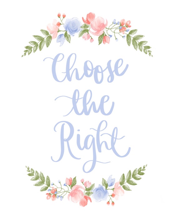 Lds Choose The Right Logo