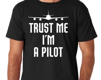 Funny pilot shirt | Etsy