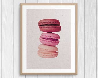 Macaron print | Etsy