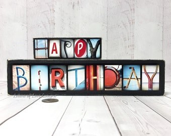 Happy birthday sign | Etsy