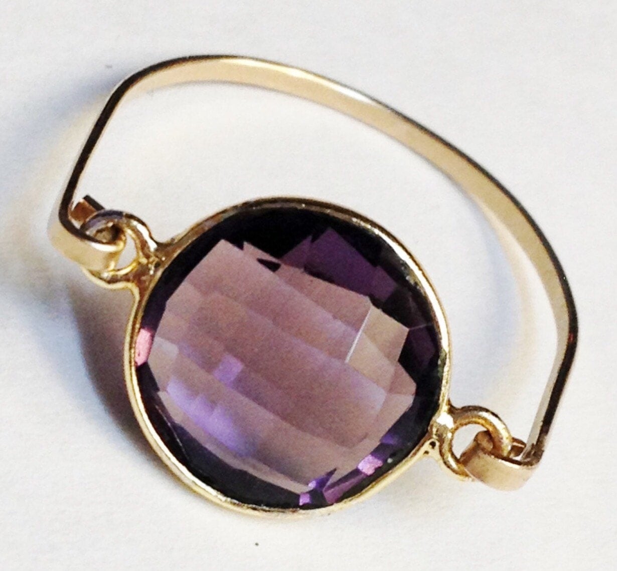 Amethyst Ring Amethyst Gemstone Ring February Birthstone