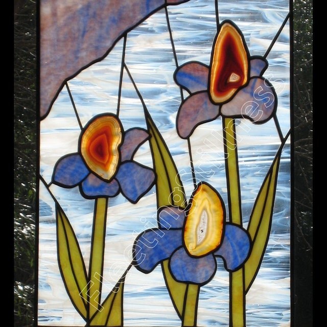 MODERN STAINED GLASS HOME DECOR AND UNIQUE by FleetingStillness