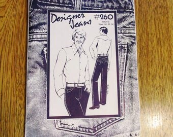 Mens jeans pattern | Etsy