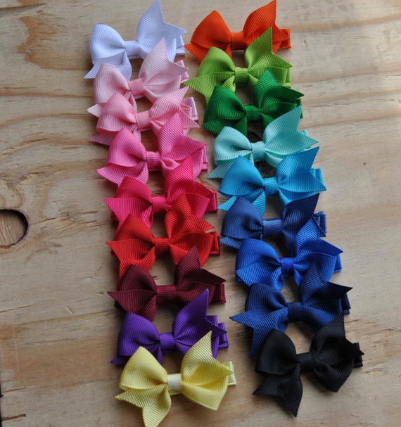 Baby Hair bows Infant hair bows Toddler hair bows Non slip